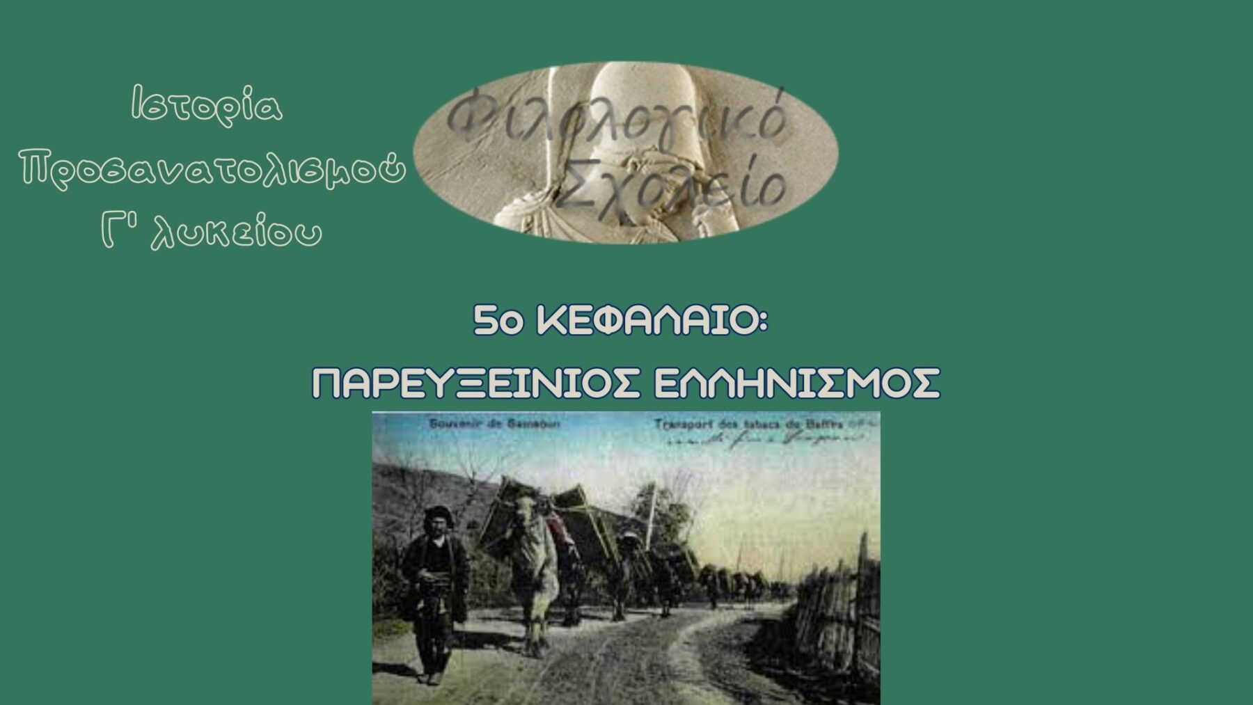 ΔΙΑΓΡΑΜΜΑΤΑ ΣΤΟ 5ο ΚΕΦΑΛΑΙΟ ΙΣΤΟΡΙΑ ΠΡΟΣΑΝΑΤΟΛΙΣΜΟΥ Γ΄ ΛΥΚΕΙΟΥ ...